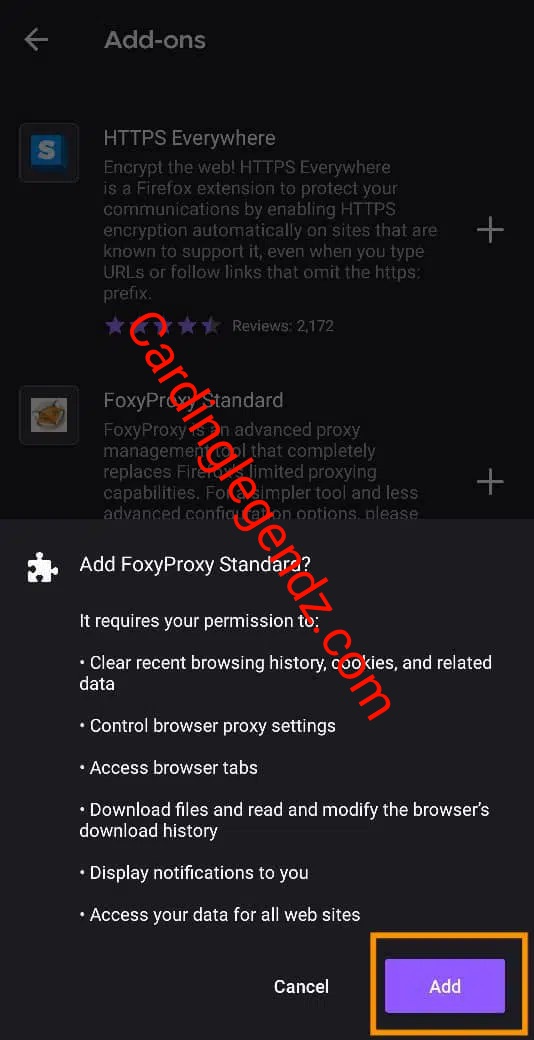 How To Connect And Use Socks Socks5 Proxy Network On Android Carding Legends The Carders